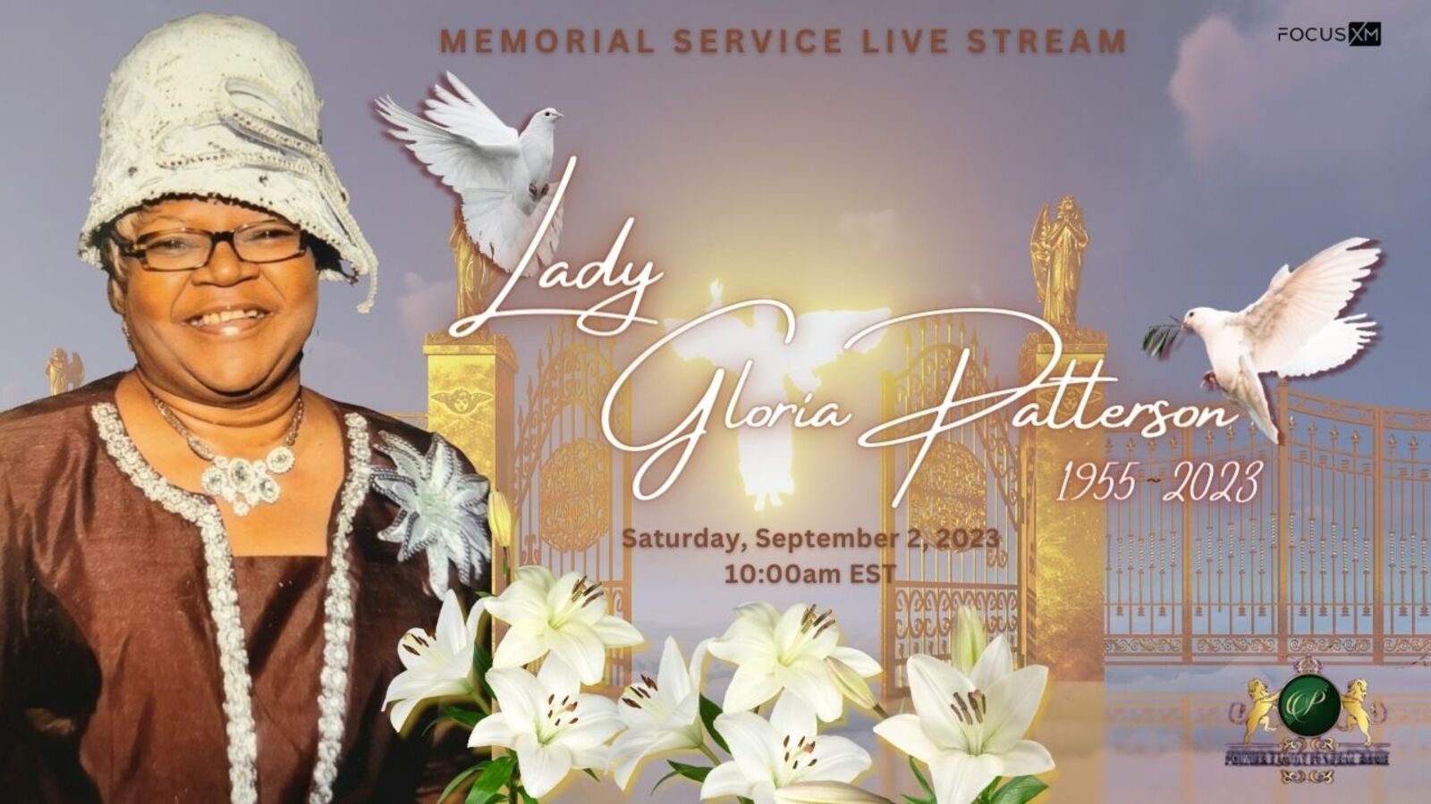 Lady Gloria Patterson's Home Going Celebration | September 02, 2023