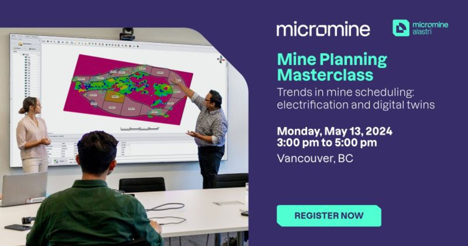 Mine Planning Masterclass Vancouver | May 13, 2024