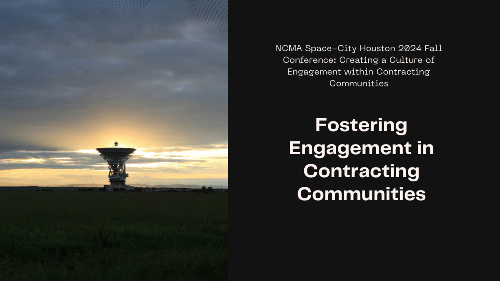 NCMA Space-City Houston 2024 Fall Conference: Creating a Culture of ...