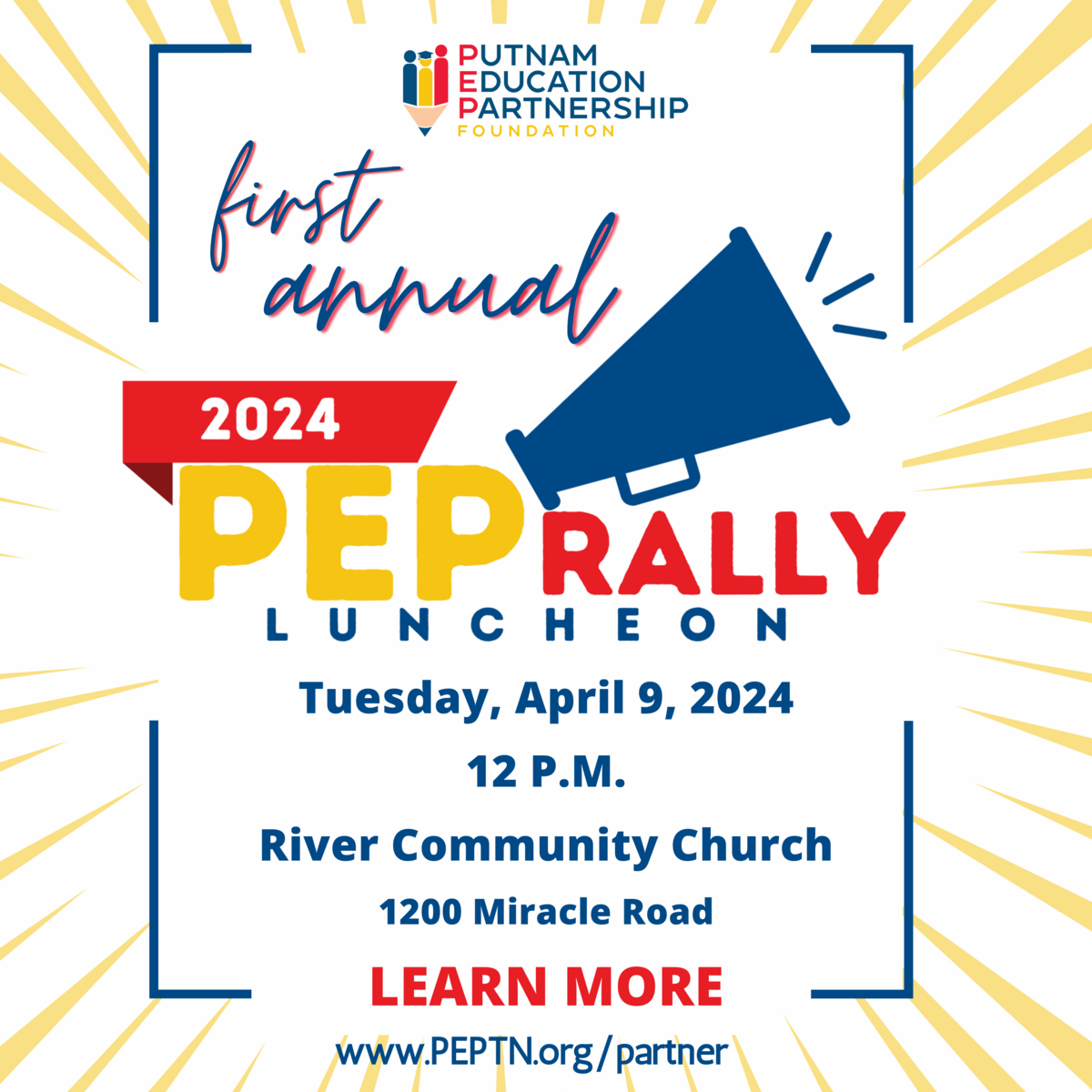 "2025 PEP Rally" - PEP Foundation Fundraising Luncheon | April 03, 2025