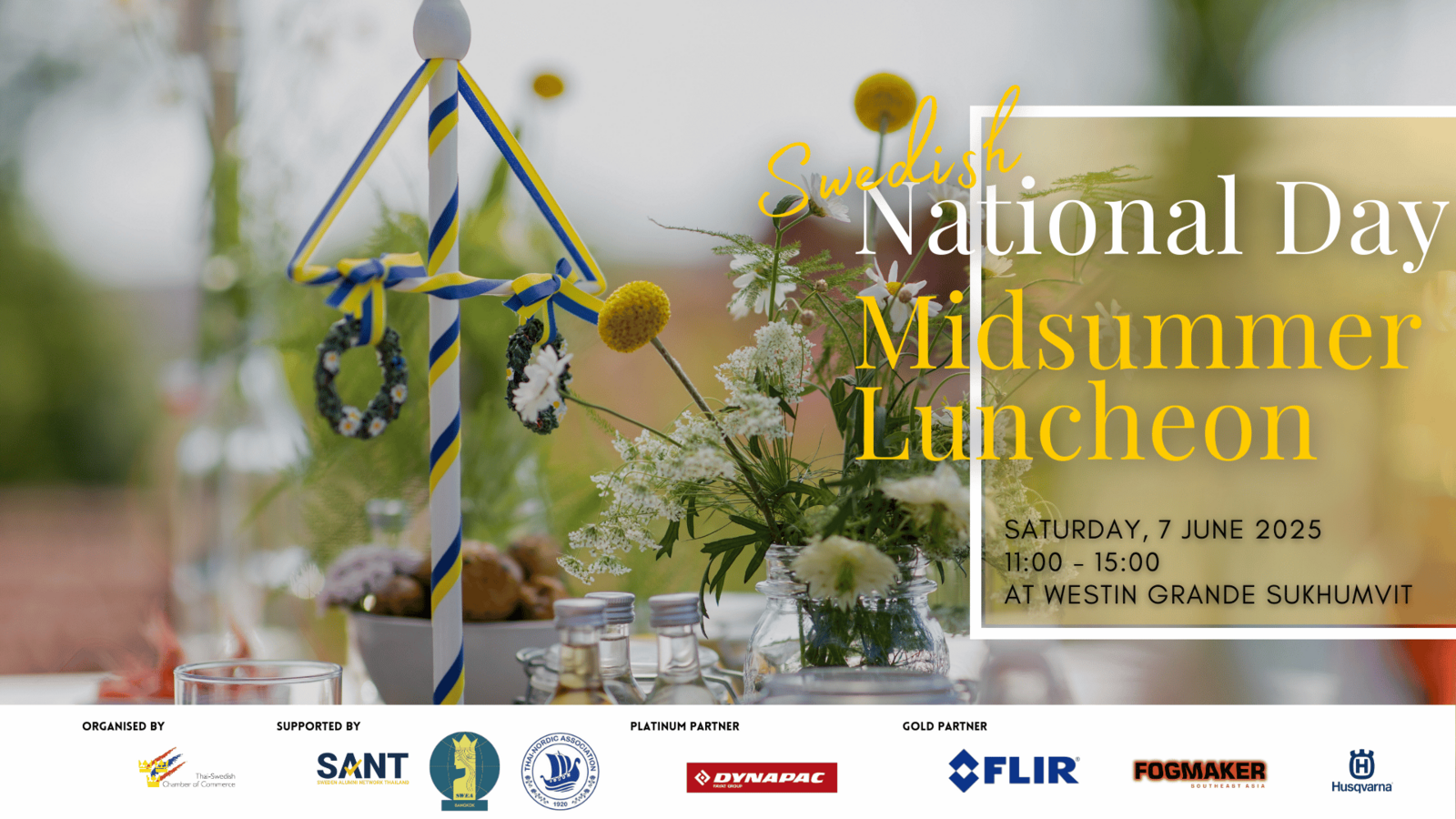 Swedish National Day and Midsummer Lunch Celebration 2025 | June 07, 2025