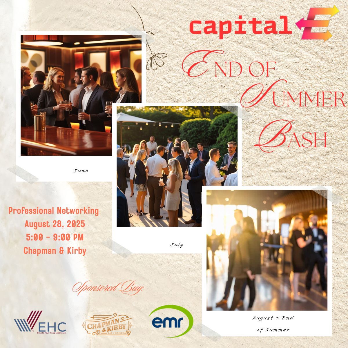 End of Summer Networking Bash | August 28, 2025