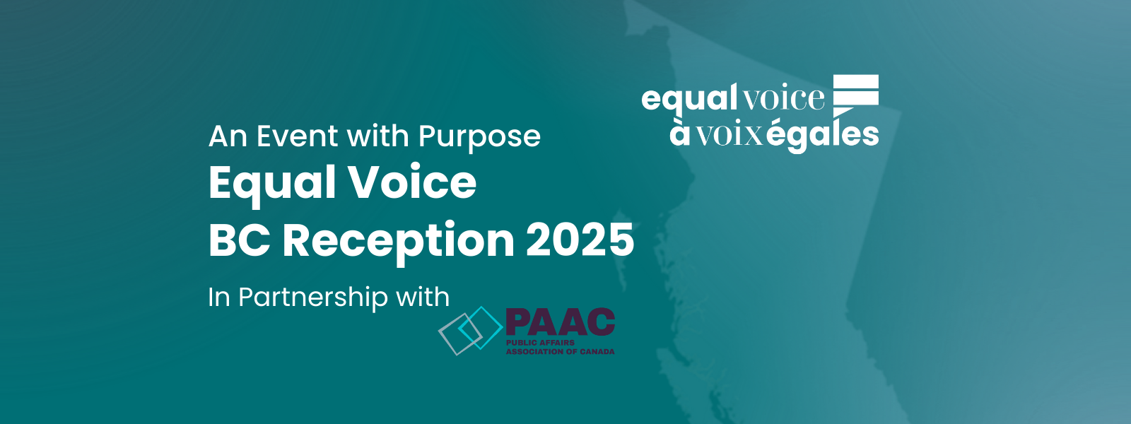 Equal Voice BC Reception 2025 | September 22, 2025